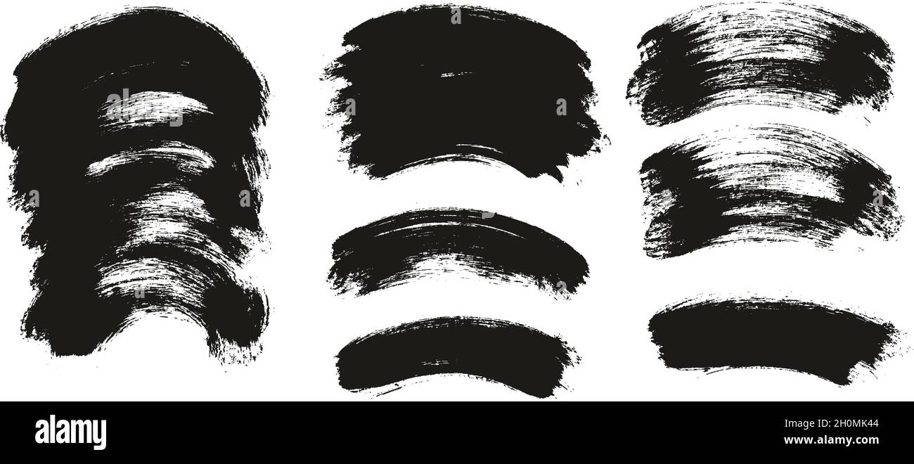 Round Brush Thick Curved Background Artist Brush High Detail Abstract ...