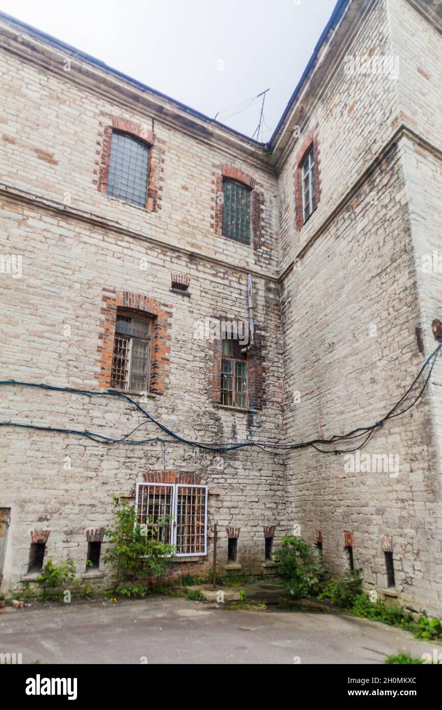 Building of the Patarei former sea fortress and prison in Tallinn ...