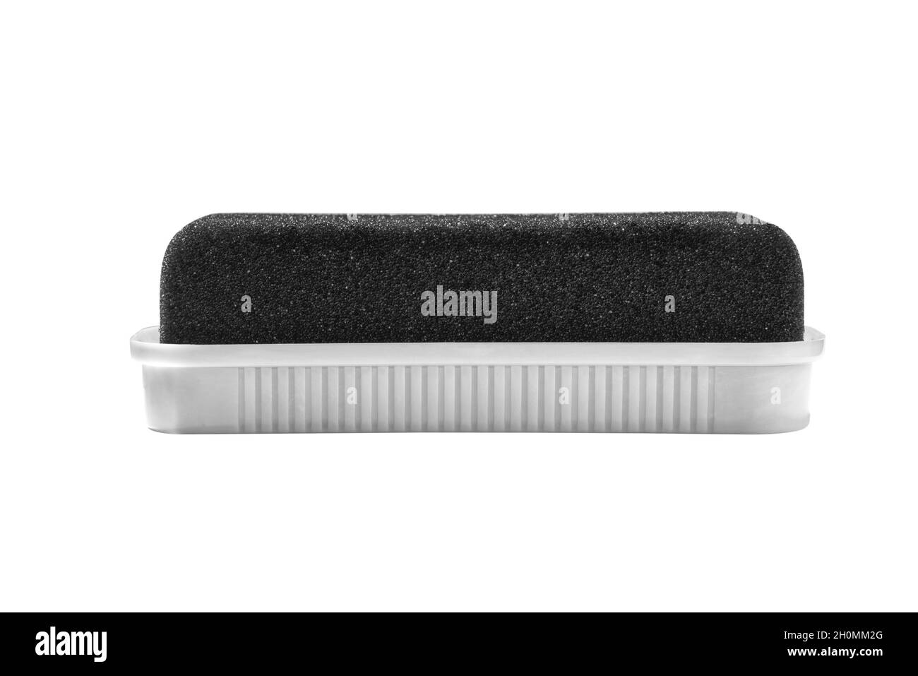 Side view of shoe shine sponge isolated on white background Stock Photo ...