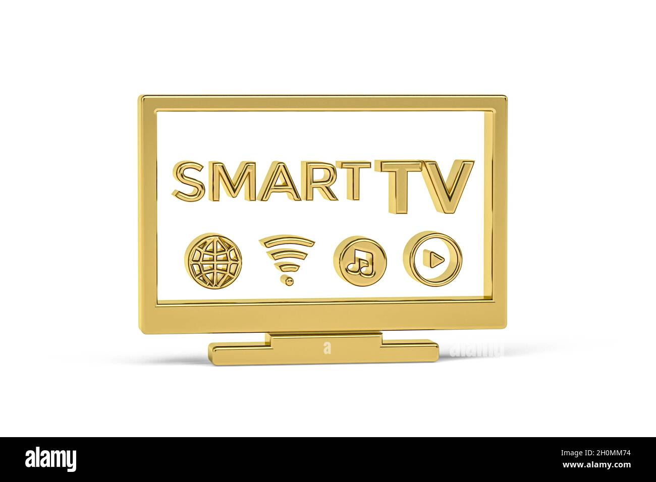 Golden tv screen hi-res stock photography and images - Alamy