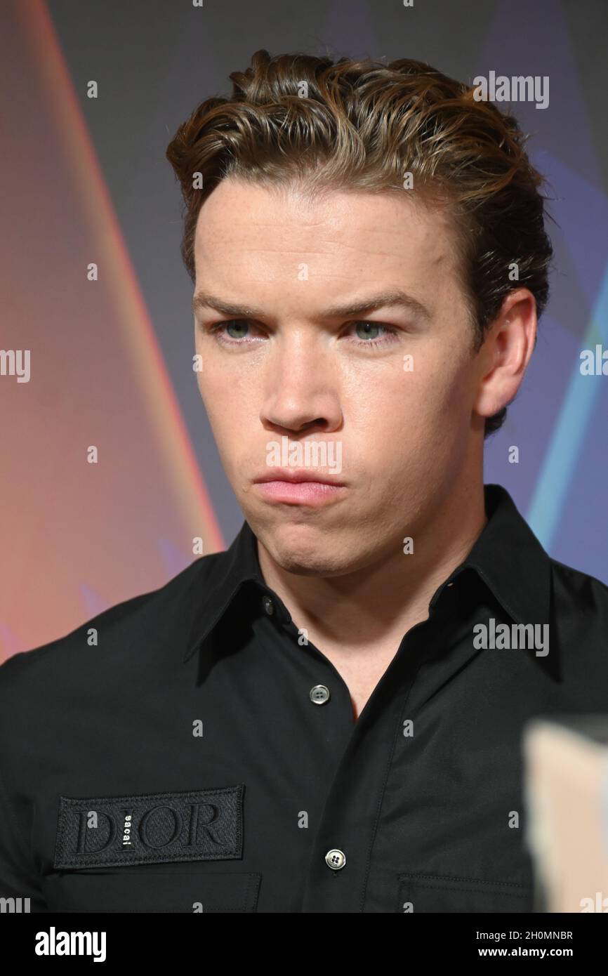 Will Poulter arrives at the Dopesick - BFI London Film Festival 2021 ...