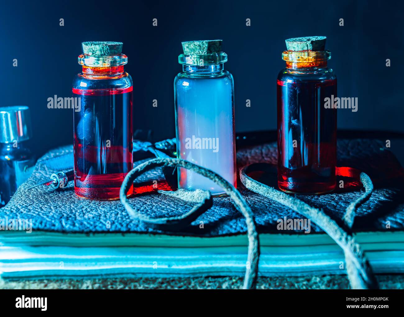 Glass potions bottles hi-res stock photography and images - Alamy
