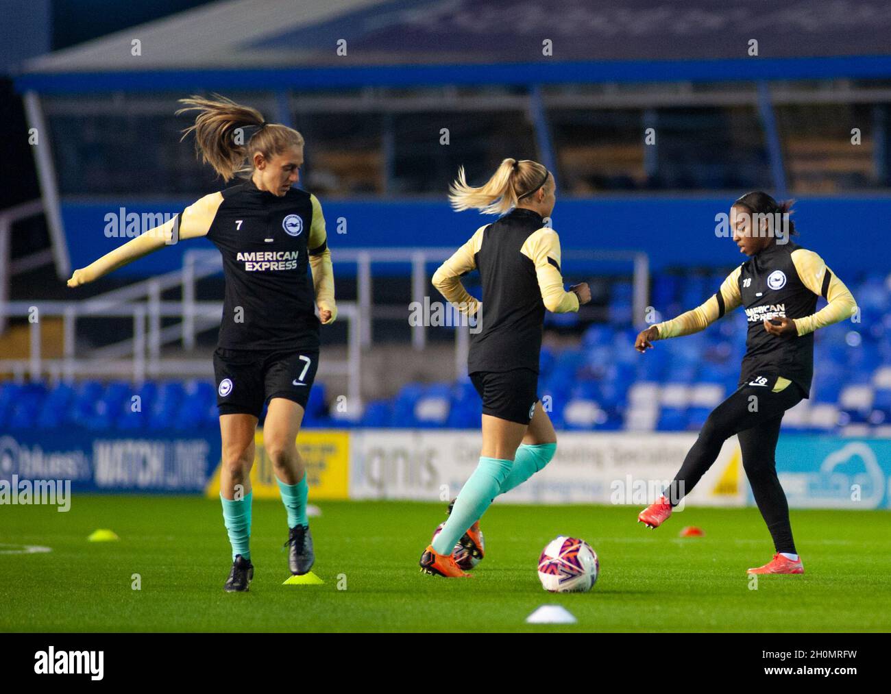 Brighton Warm Up During the Women's Continental Cup game between ...