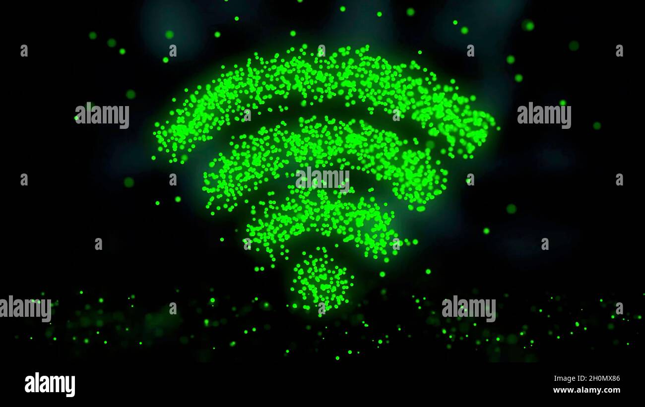 Wi fi icon animation loop hi-res stock photography and images - Alamy