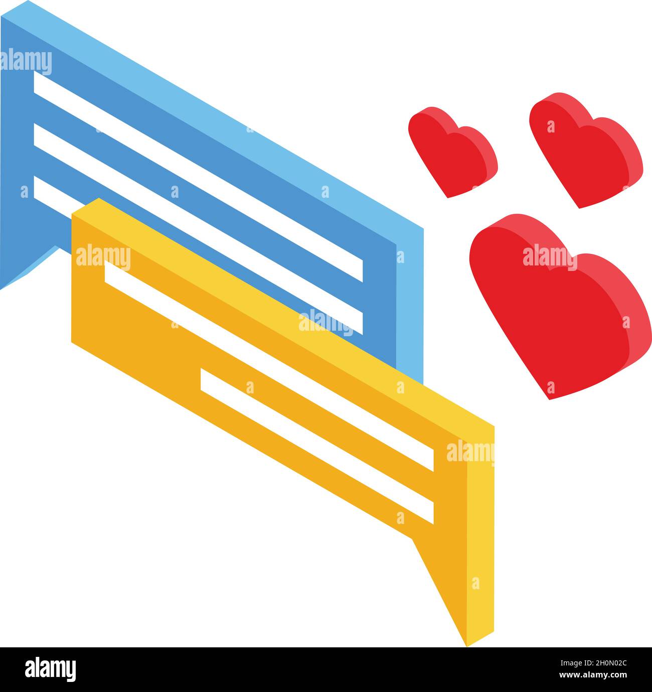 Internet chat icon isometric vector. Media communication. Web remote ...