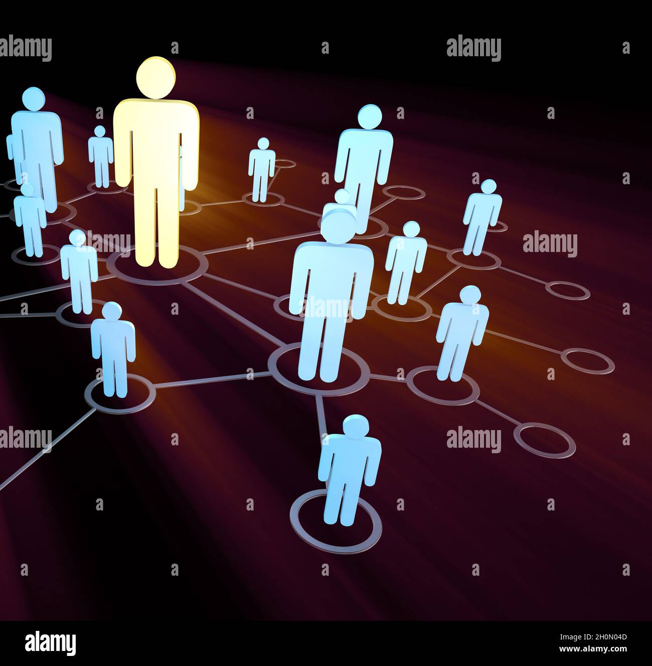 Social network concept pictorial hi-res stock photography and images ...