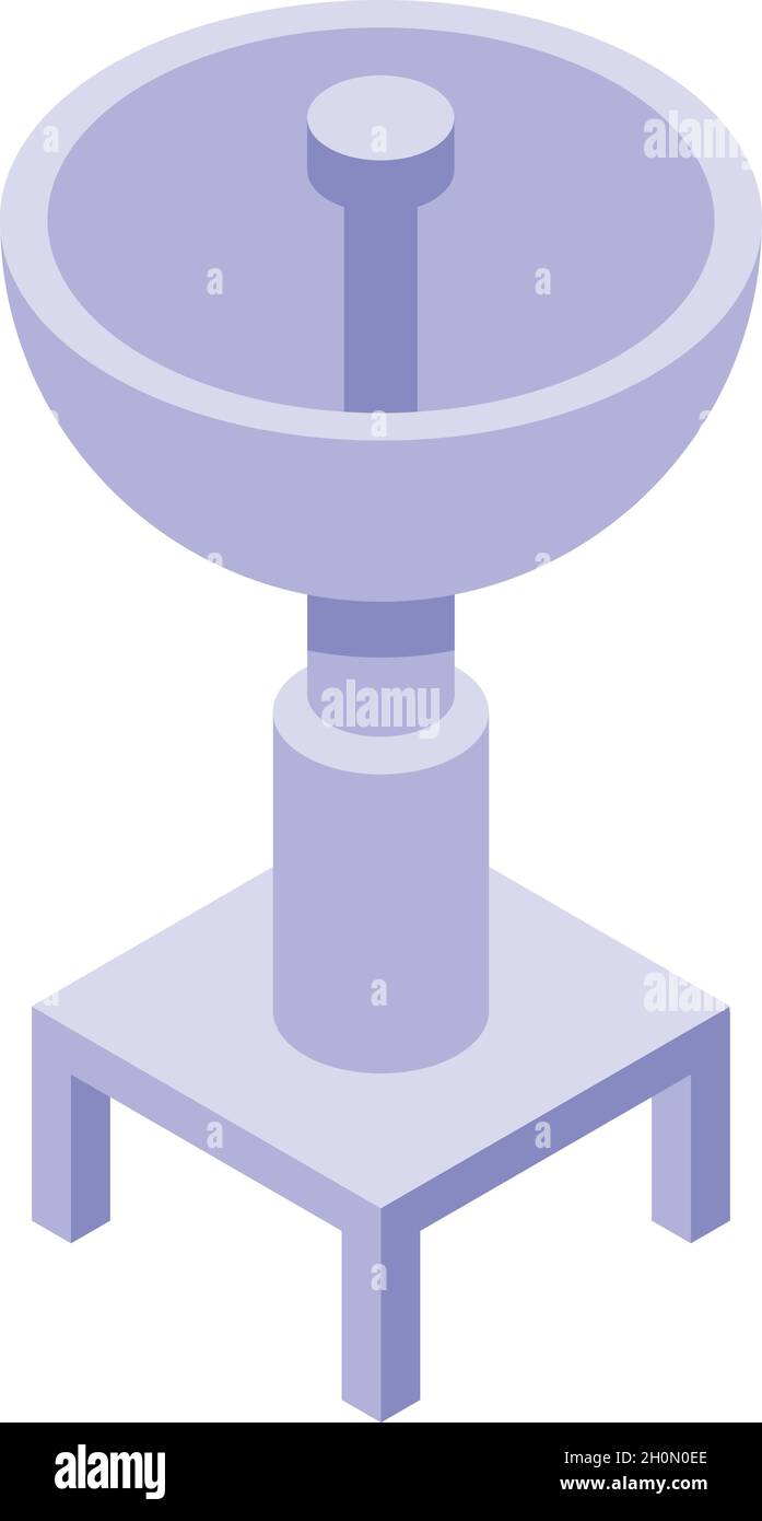 Ground antenna icon isometric vector. Tower station. Radio space Stock ...