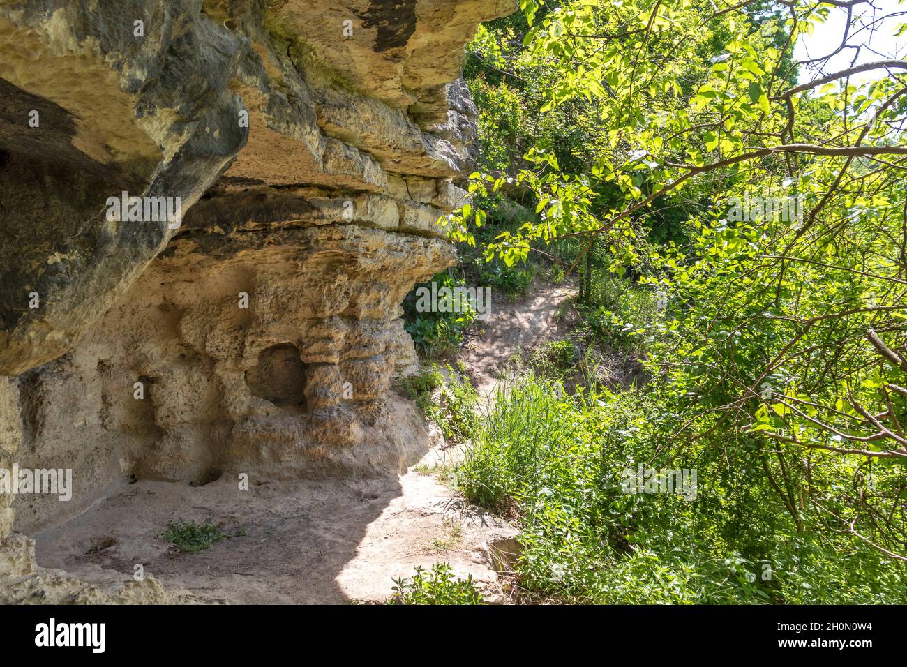 Albotinski rock monastery hi-res stock photography and images - Alamy