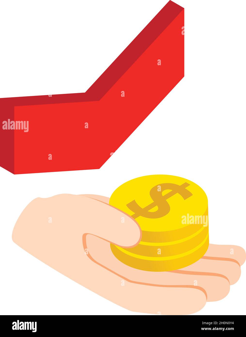 Below inflation Stock Vector Images - Alamy