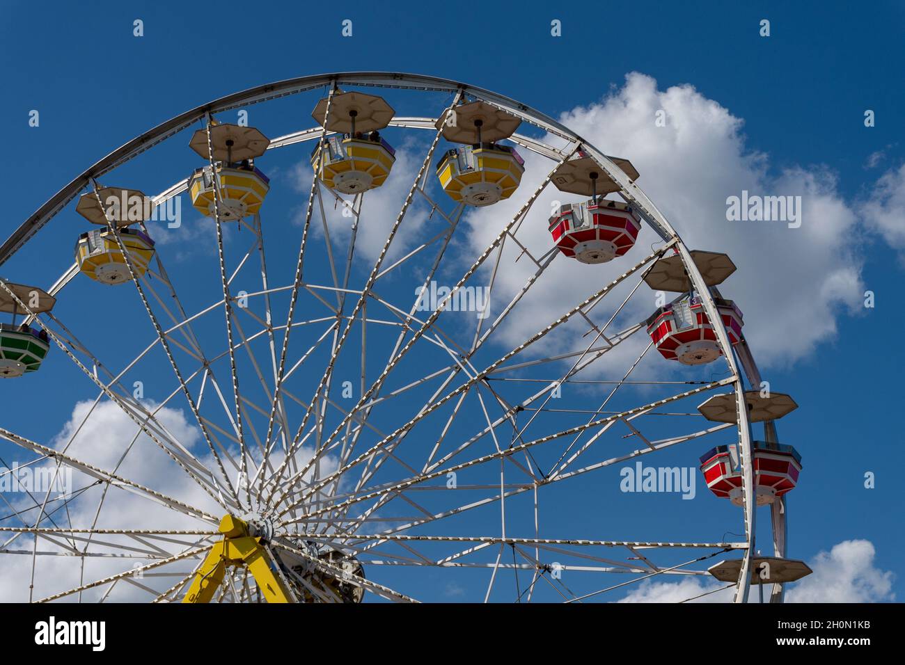 Ferris wheel under the sky Stock Photo - Alamy