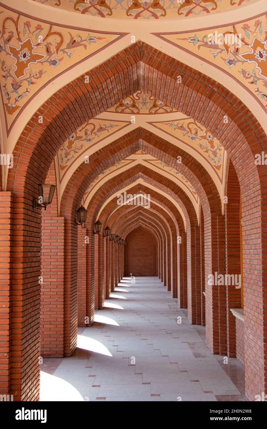 Islamic architecture details of Imamzadeh mosque in Ganja city ...