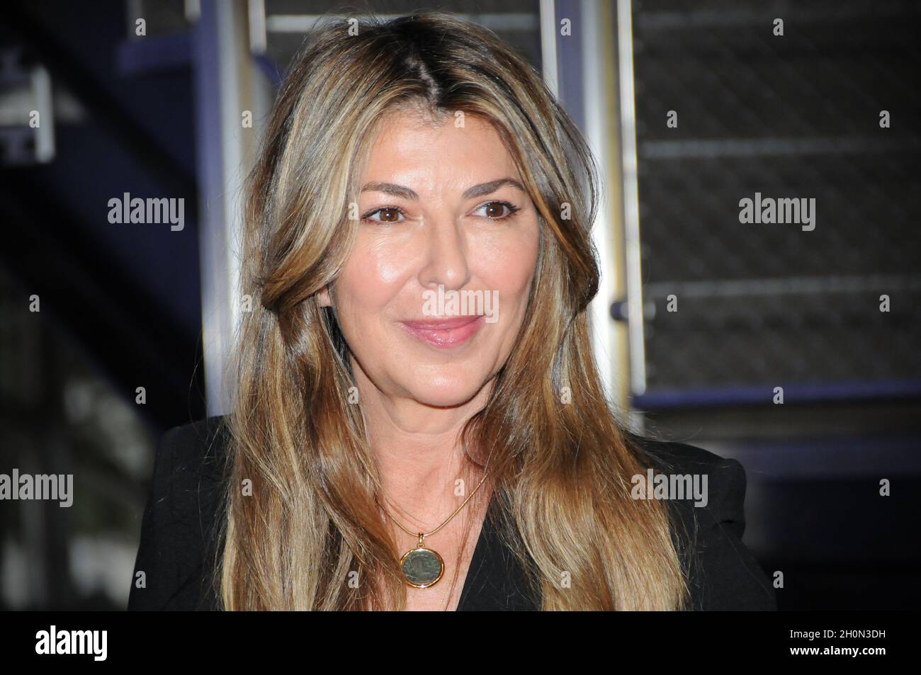Editor-in-chief of Elle, Nina Garcia poses for photos at the Grand ...