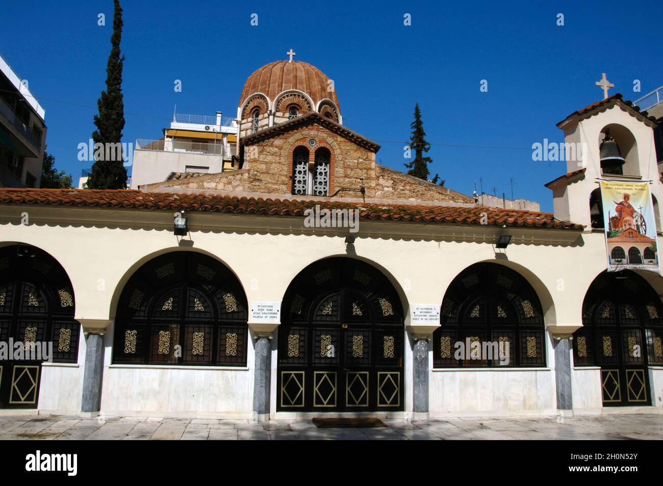 Greece, Athens. Church of Agia Aikaterini (St. Catherine). 11th century ...