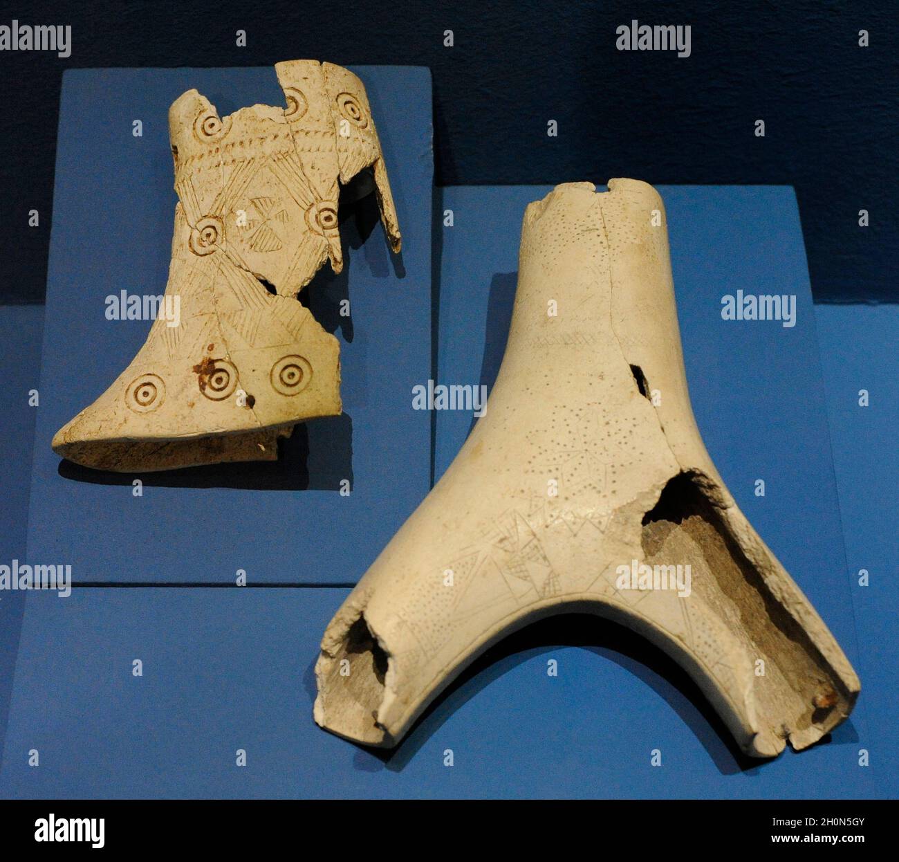 Bone recipients from early medieval graves. Devrske, Otavice, Knin-Spas ...