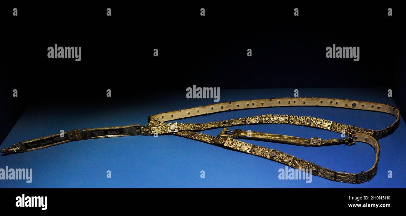 Nobleman's grave with Gothic iron spurs. Cetina Sv. Spas, Croatia ...