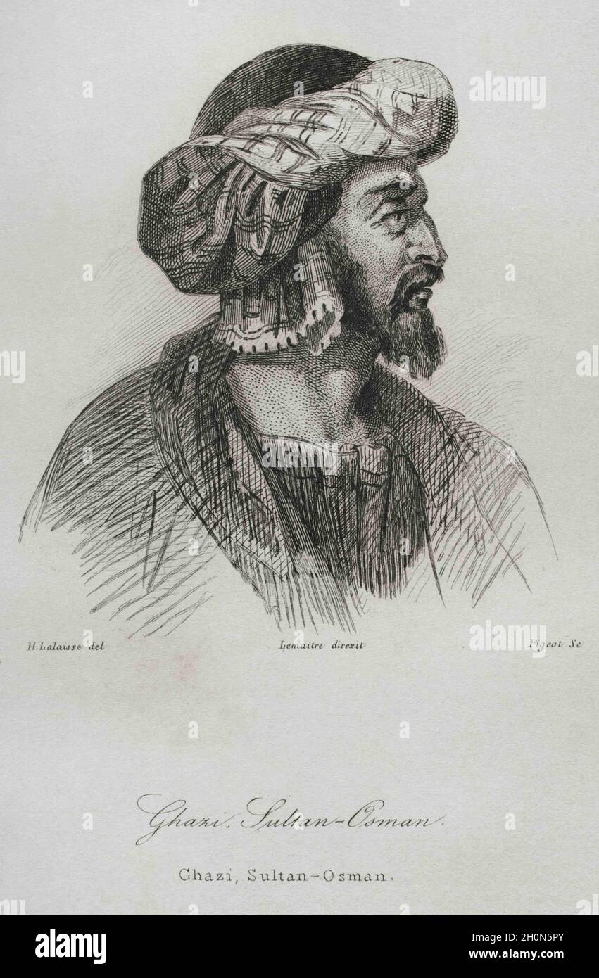 Osman I (1258-1326). 1st Ottoman Sultan (Bey). Imperial House of Osman ...