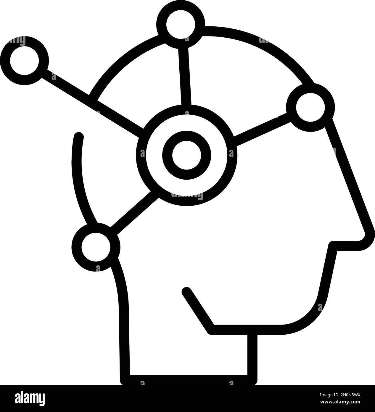 Auditory visual cortex Black and White Stock Photos & Images - Alamy