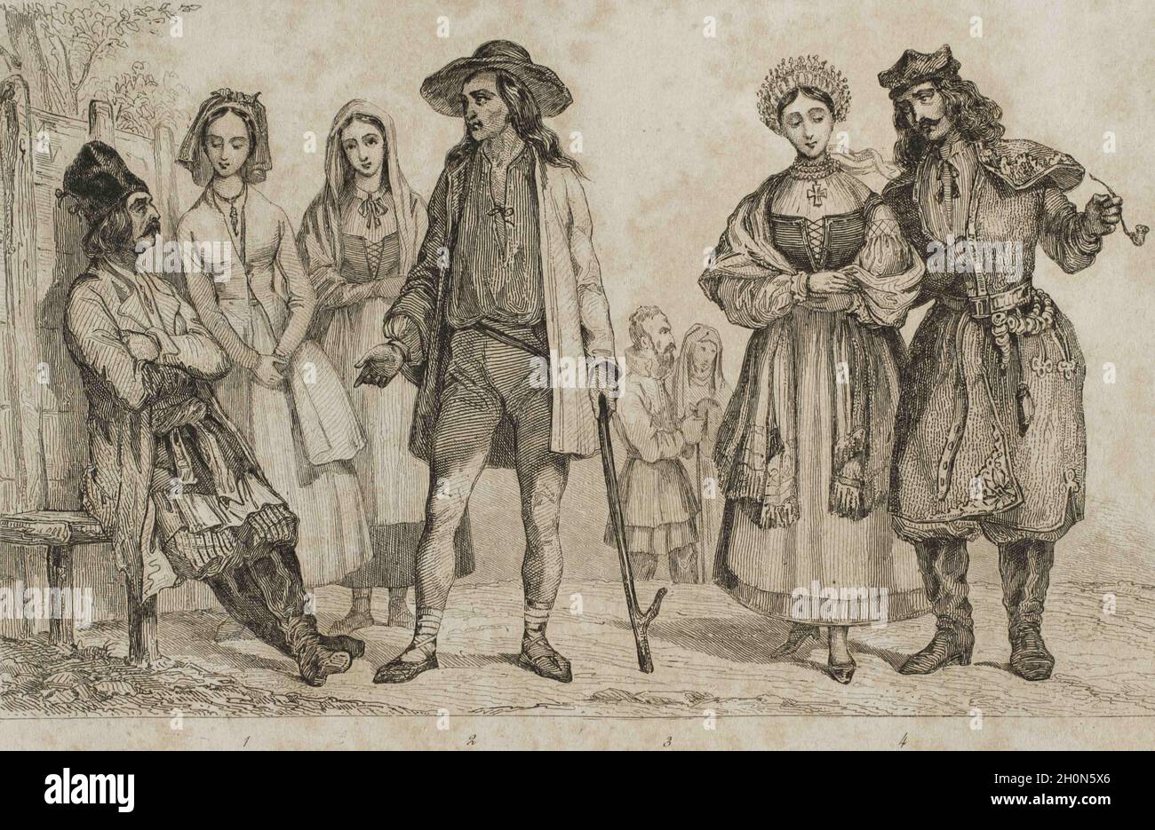 Lithuanian dress of 19th century hi-res stock photography and images ...