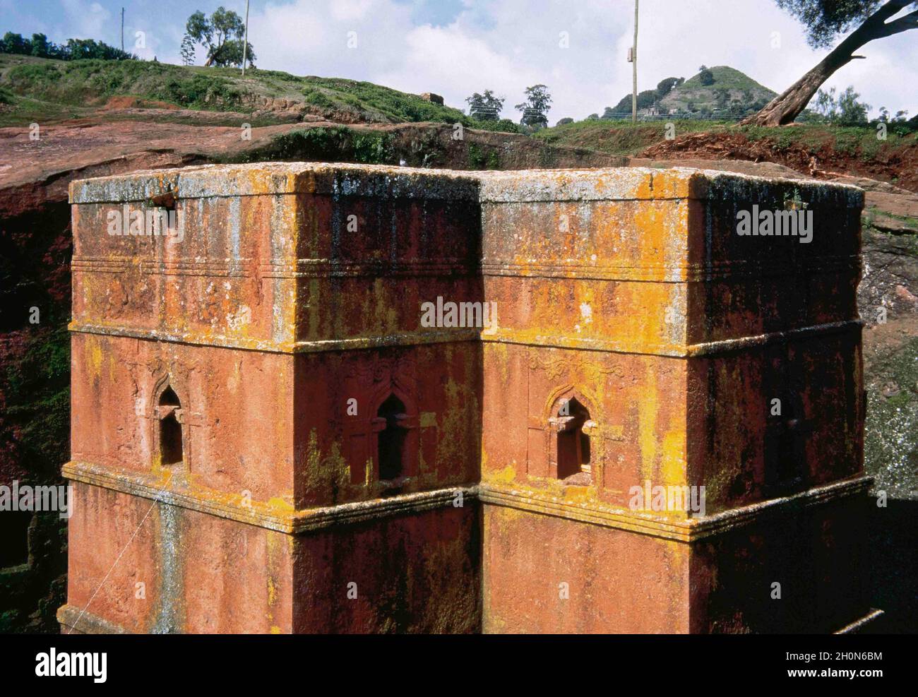 Ethiopia, Lasta province, Lalibela. The Church of Saint George (Bete ...