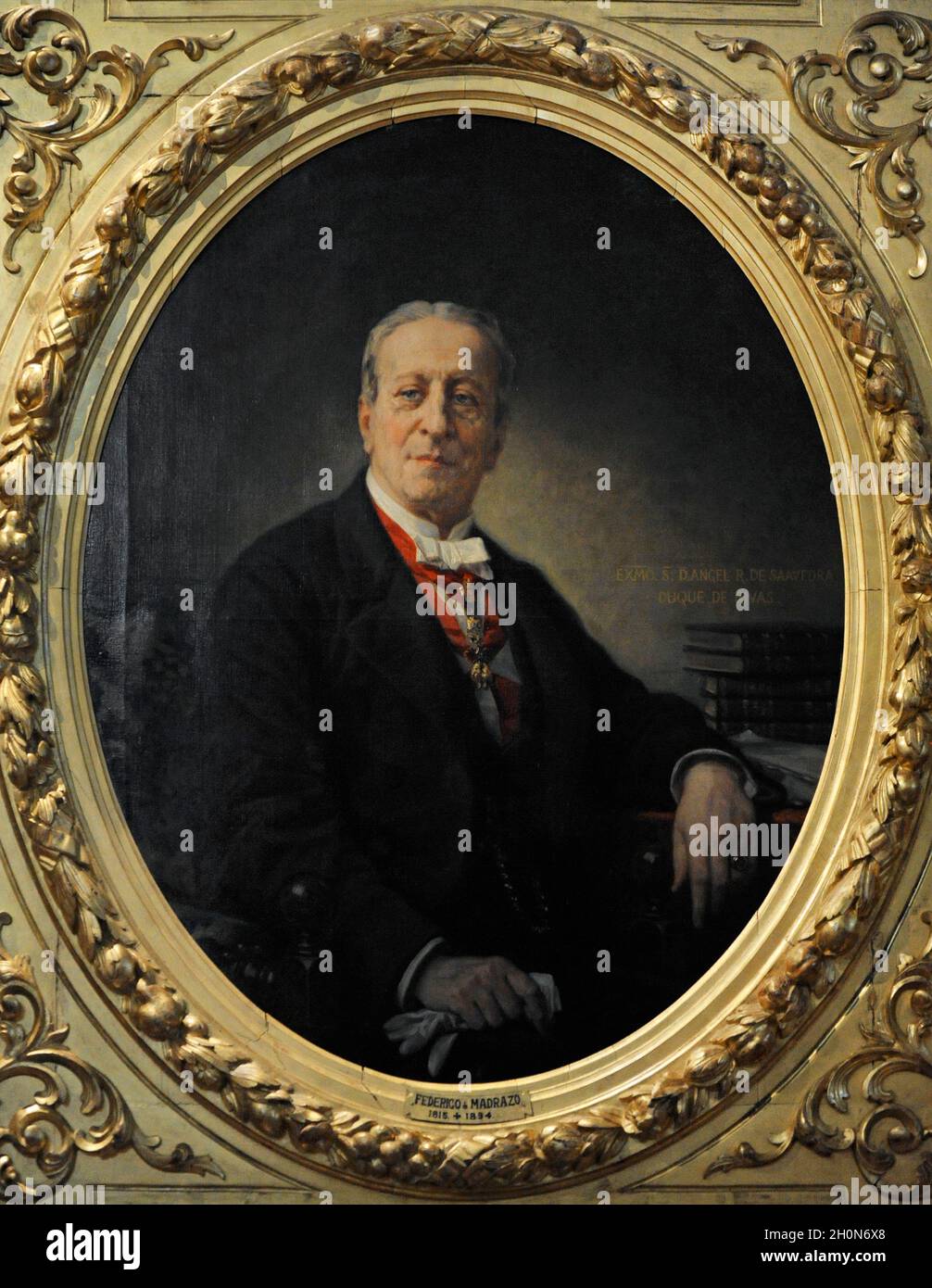 Angel de Saavedra y Ramirez de Baquedano (1791-1865). 3rd Duke of Rivas ...
