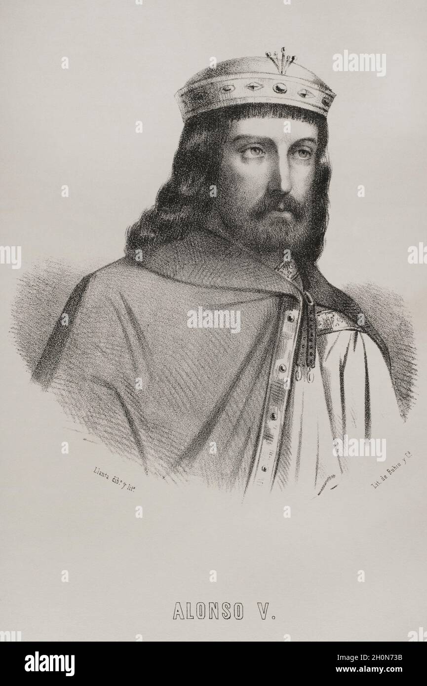 Alfonso V of Leon (994-1028), called the Noble. King of Leon from 999 ...