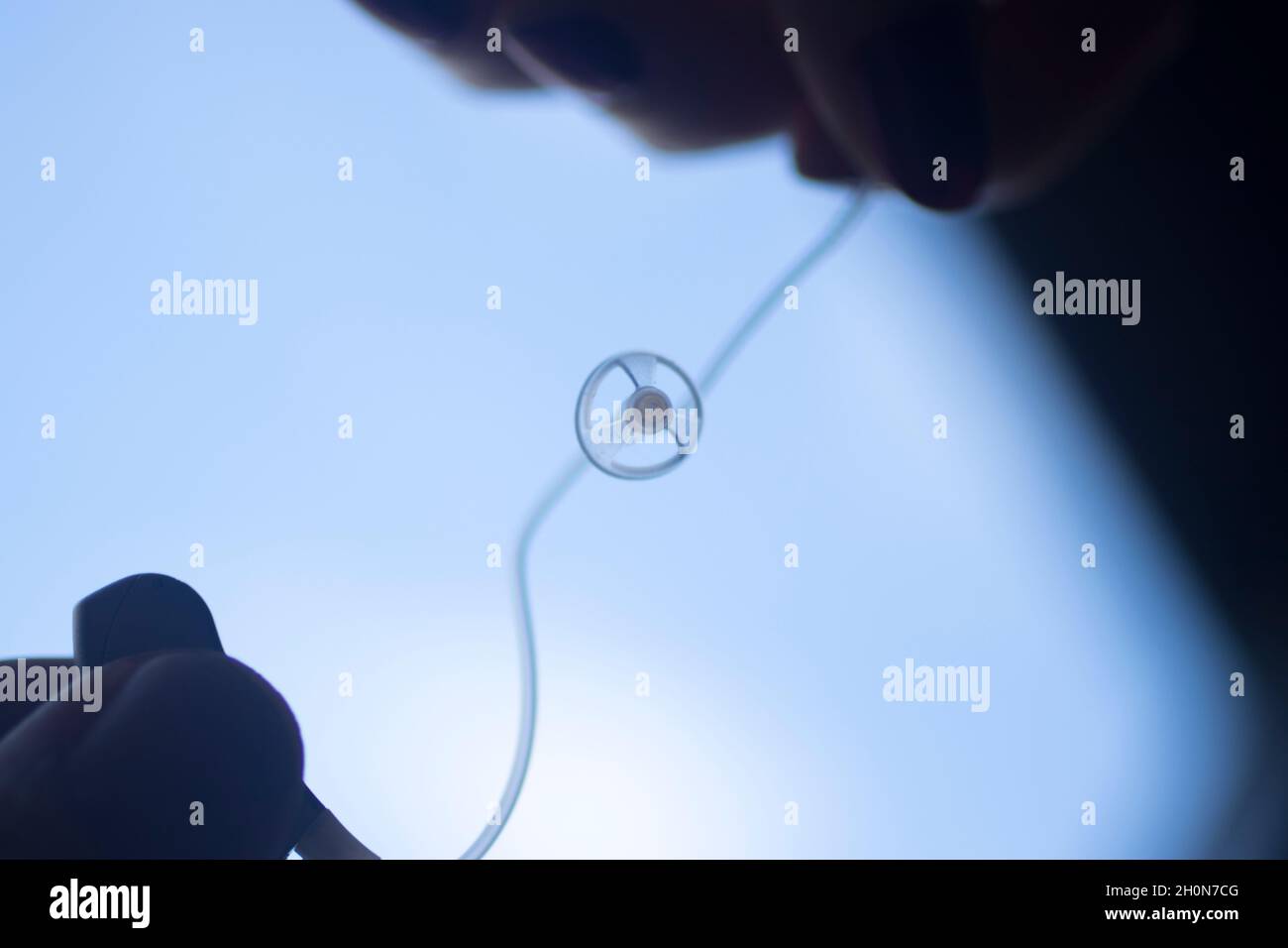 Digital modern technology for deaf people micro hearing aid Stock Photo ...
