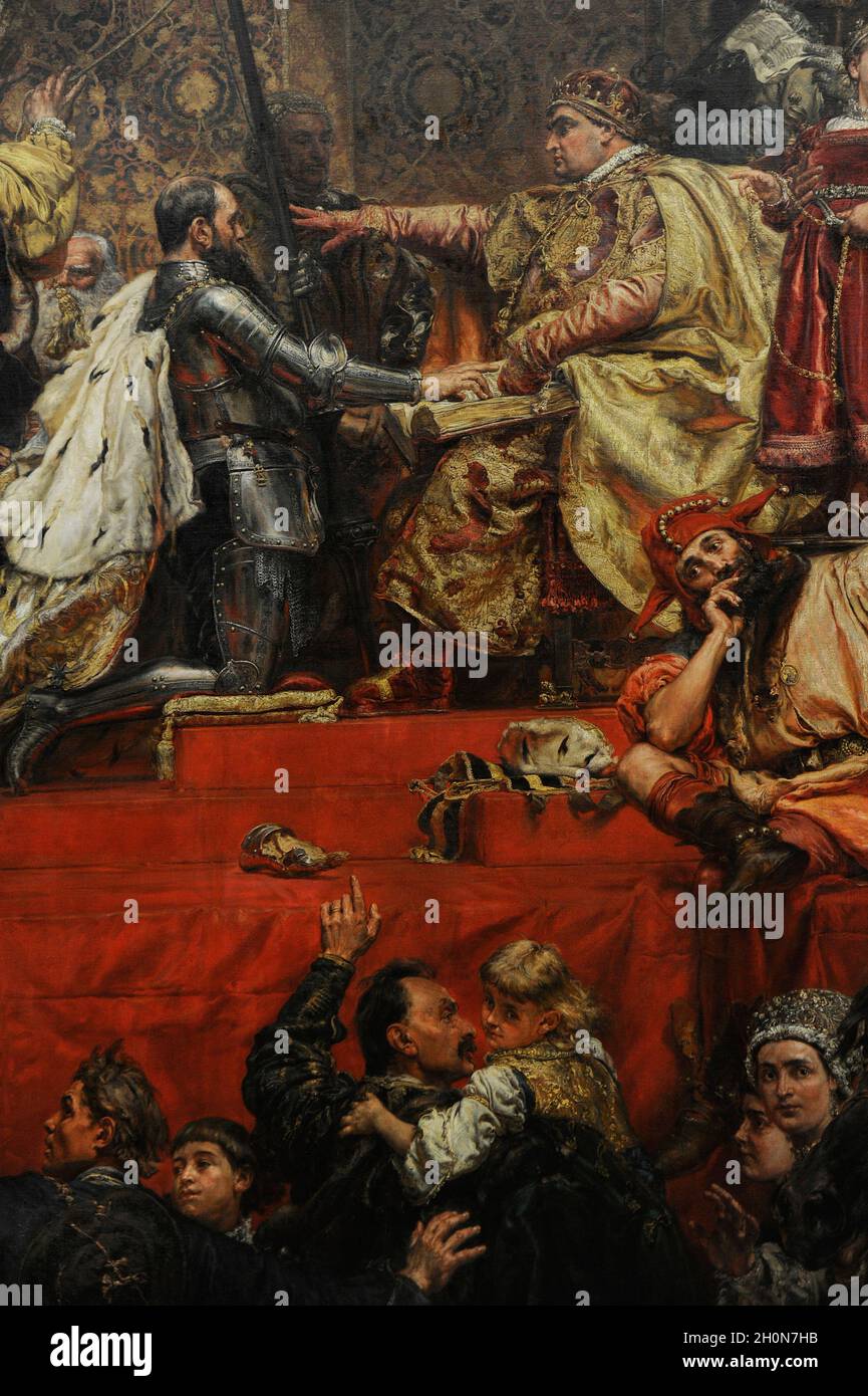 Jan Matejko (1838-1893). Polish painter. The Prussian Homage, 1882 ...