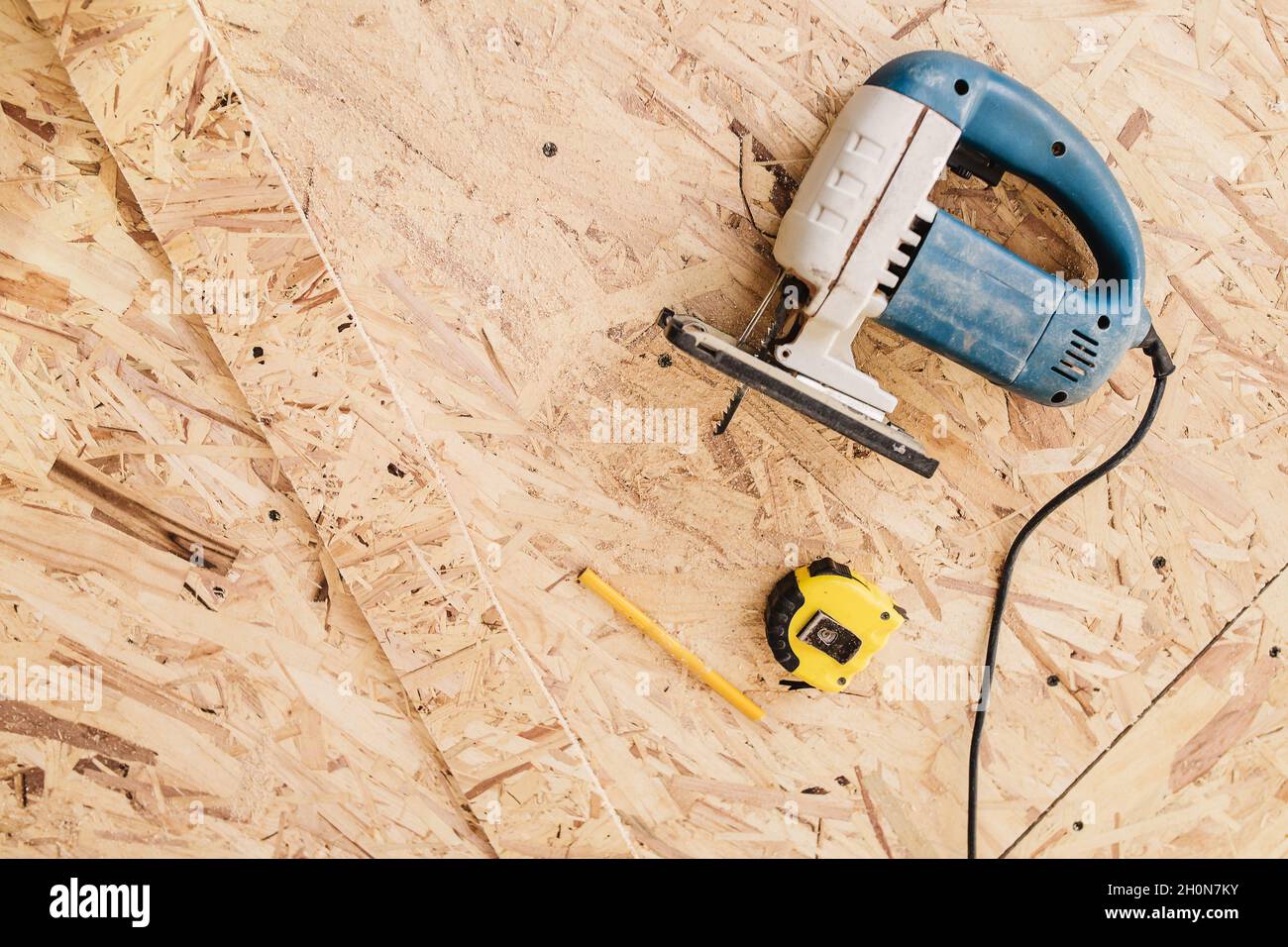 Back and background on the theme of repair and tools - on a sheet of ...