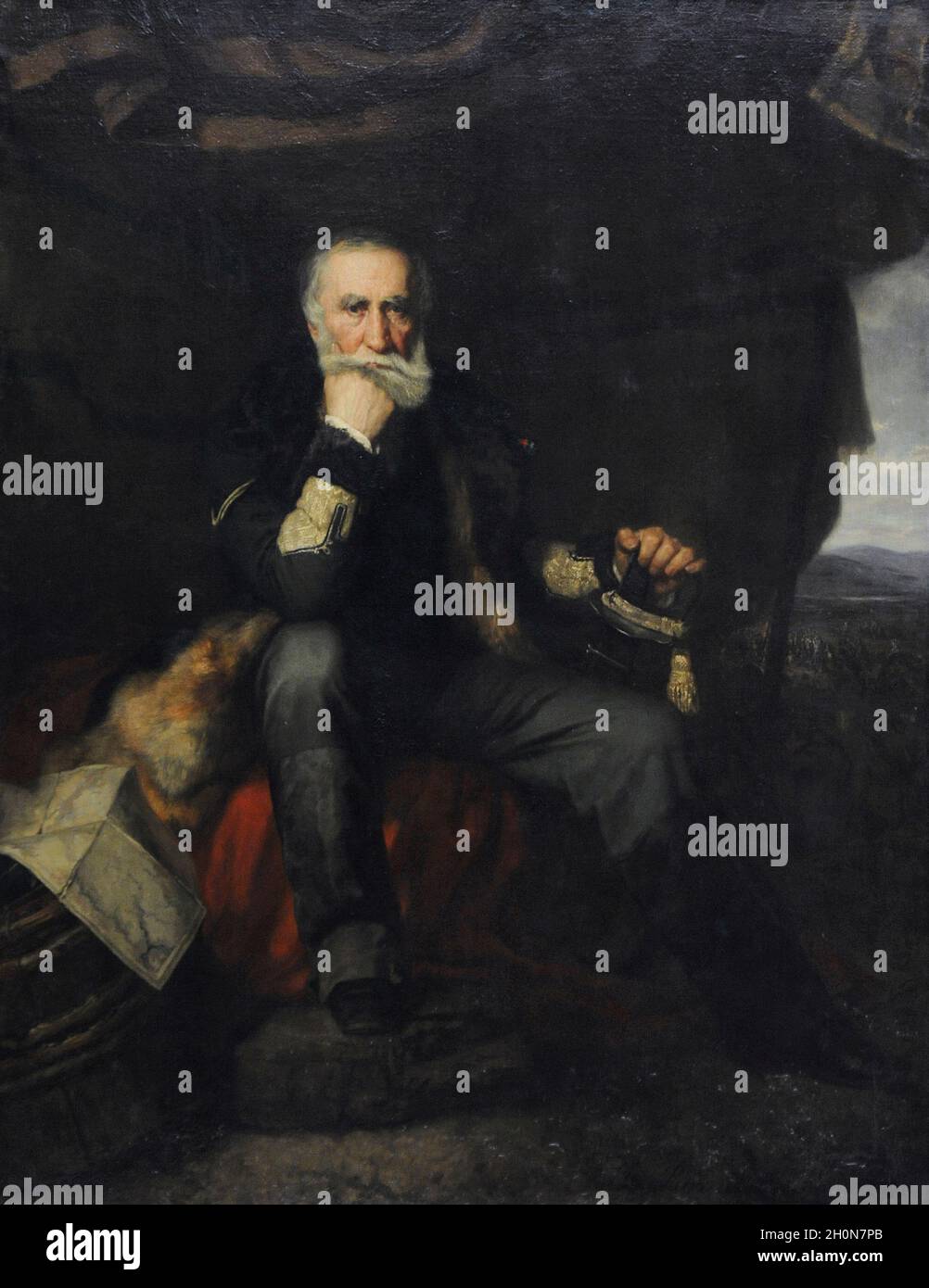 Henryk Dembinski (1791-1864). Polish General and engineer. Portrait by ...