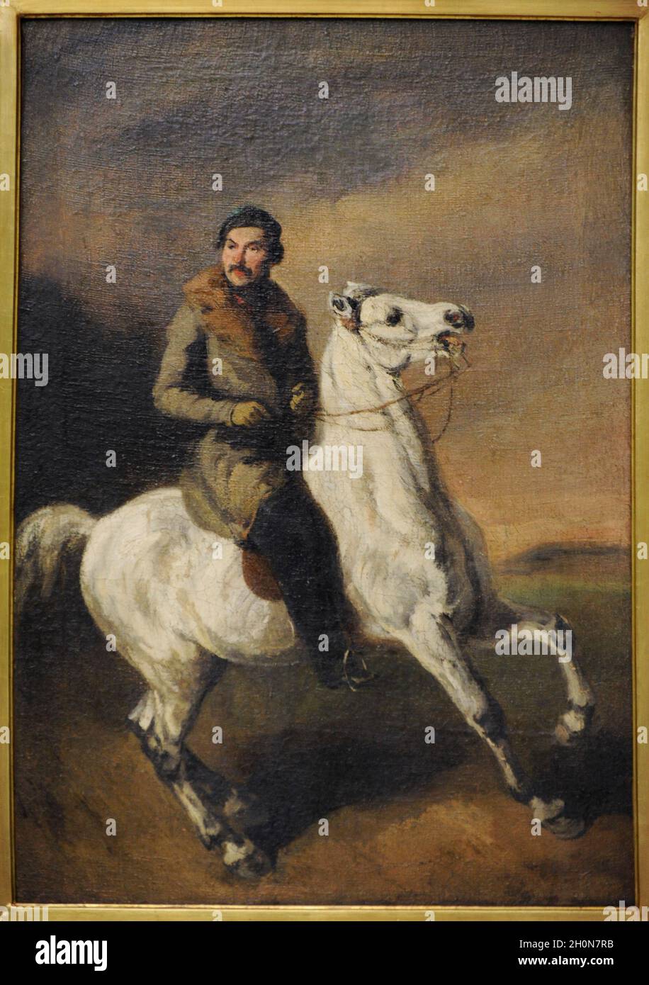 Piotr Michalowski (1800-1855). Polish painter. Portrait of Maksymilian ...