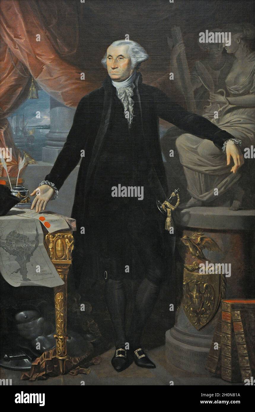 George Washington (1732-1799). 1st President of the United States ...