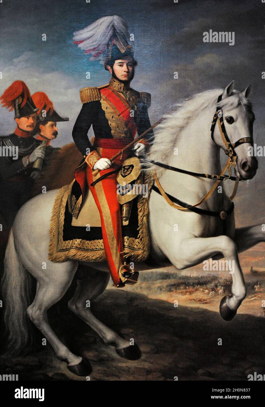Juan Prim (1814-1870). Spanish military and politician. Equestrian ...