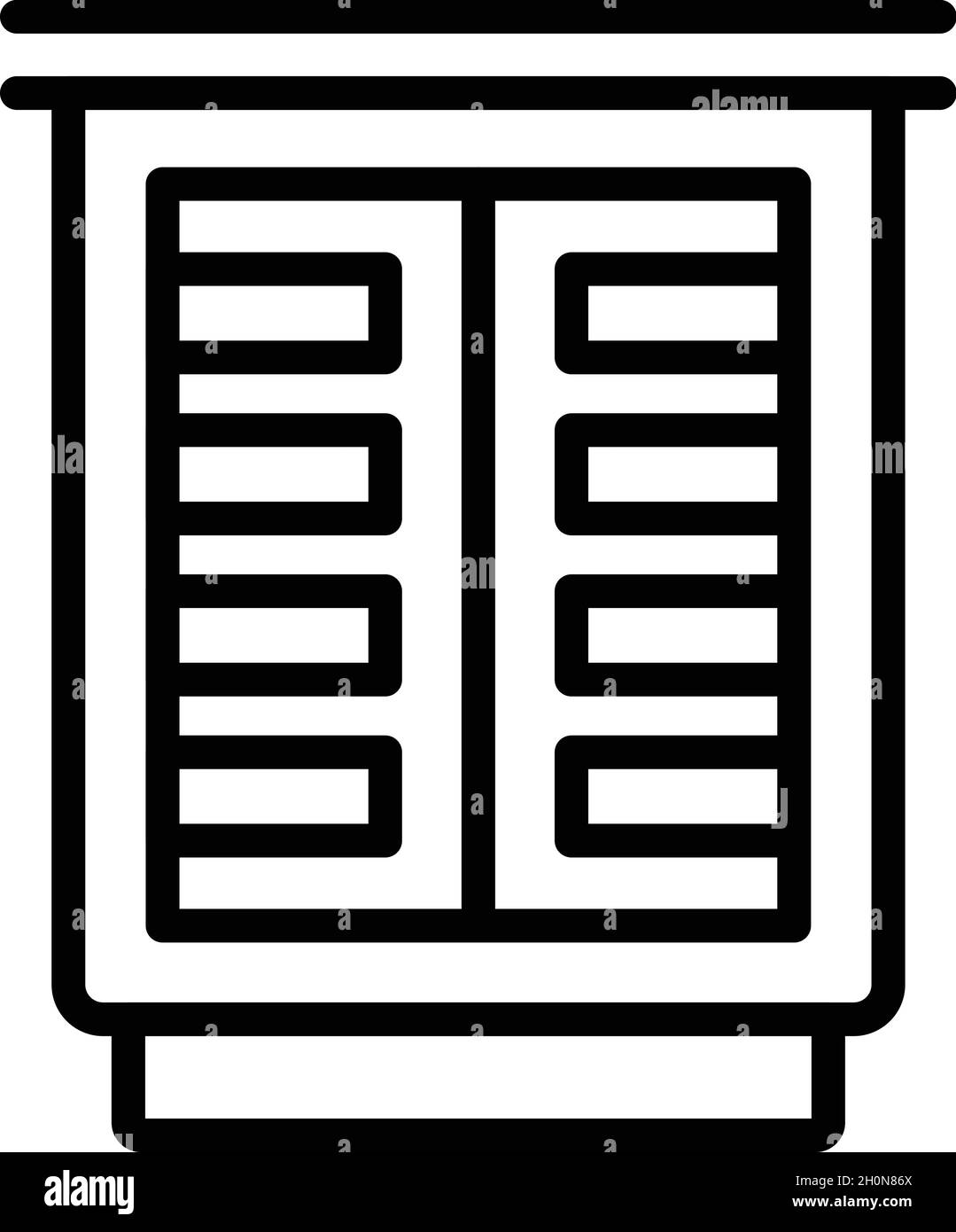 Multistory construction icon outline vector. City block. House building ...