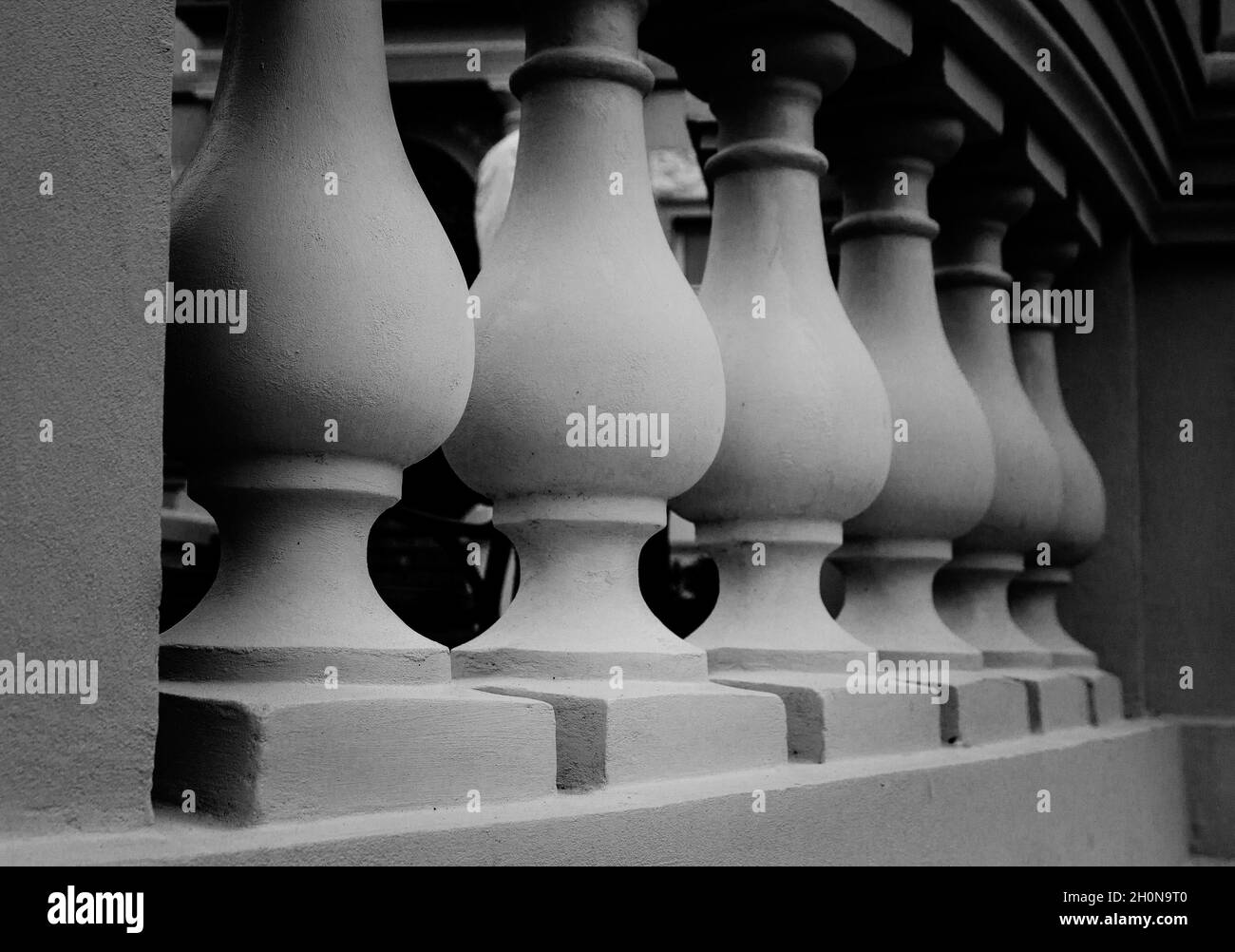 Balustrades Balustrade Black and White Stock Photos & Images - Alamy
