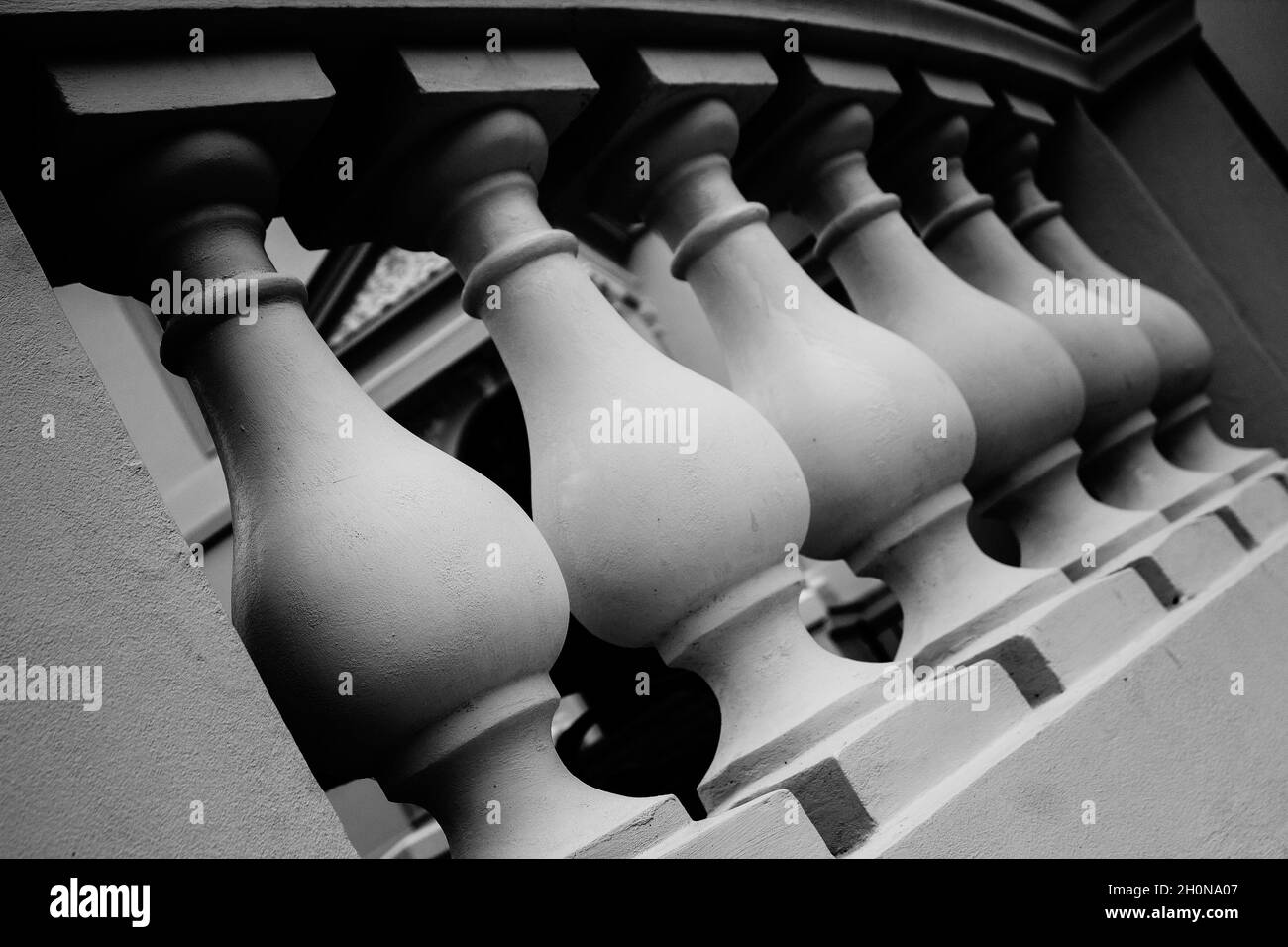 Balustrades balustrade Black and White Stock Photos & Images - Alamy
