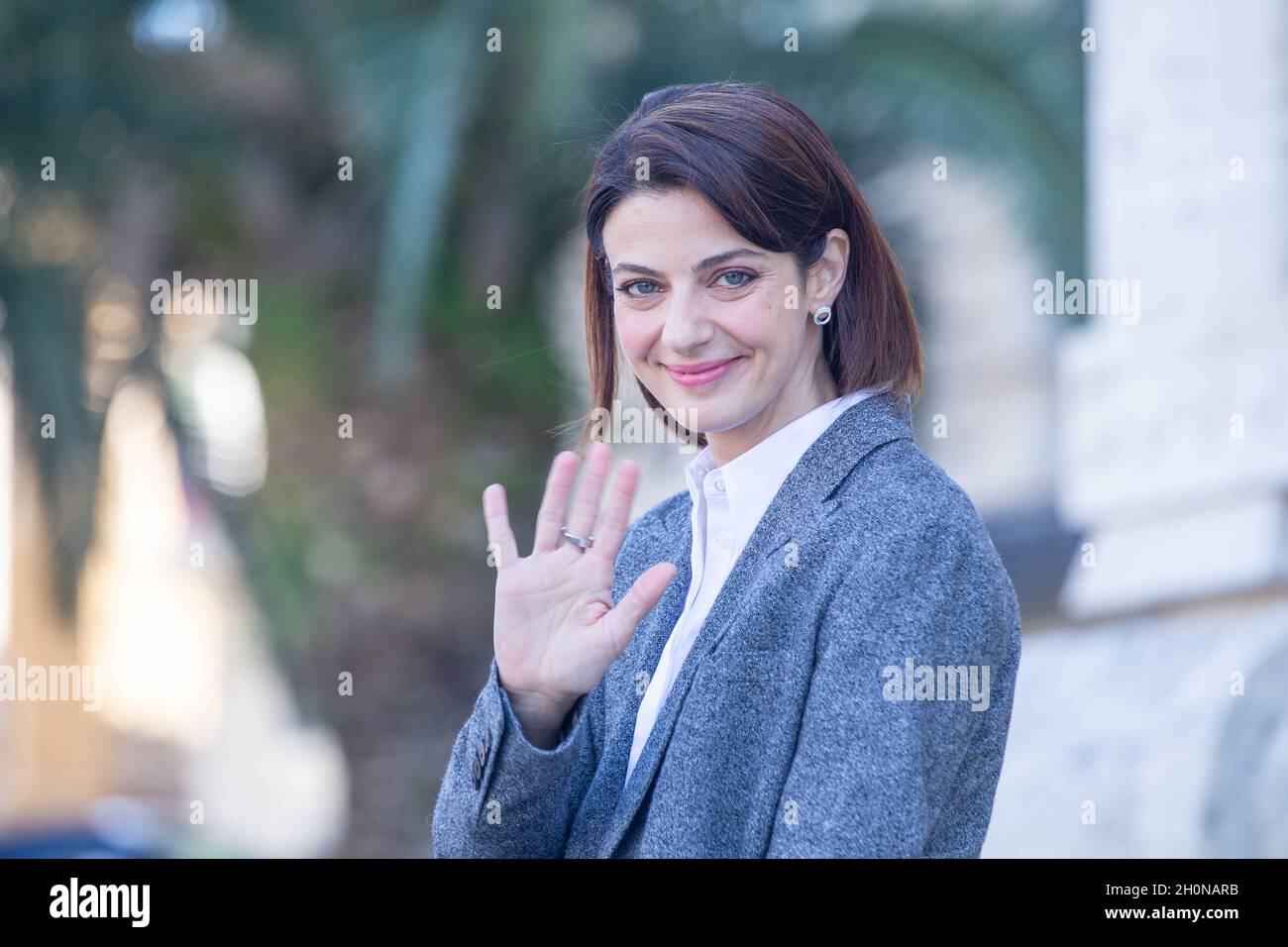 Italian actress Barbara Ronchi attends the photocall of italian film ...