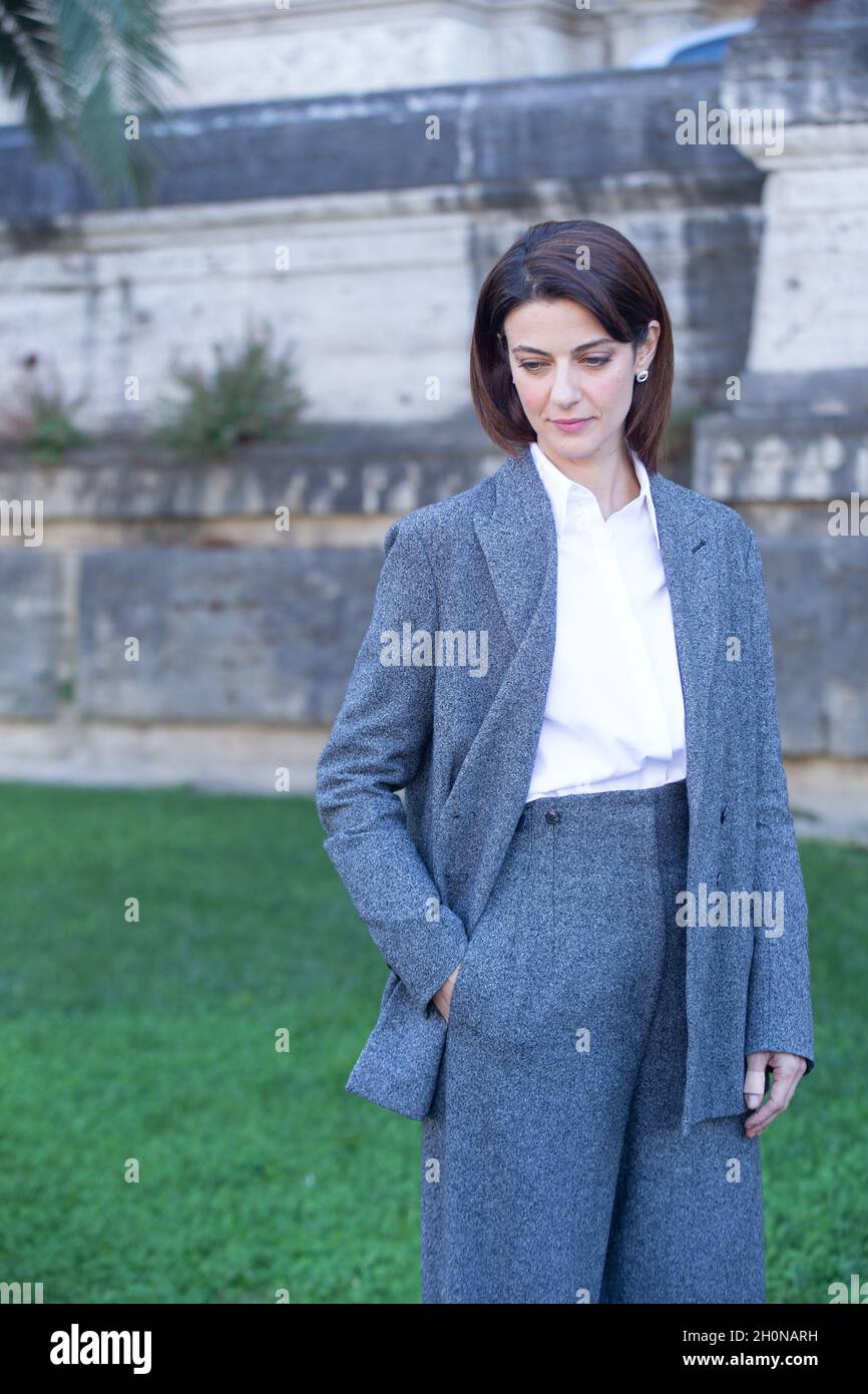 Italian actress Barbara Ronchi attends the photocall of italian film ...