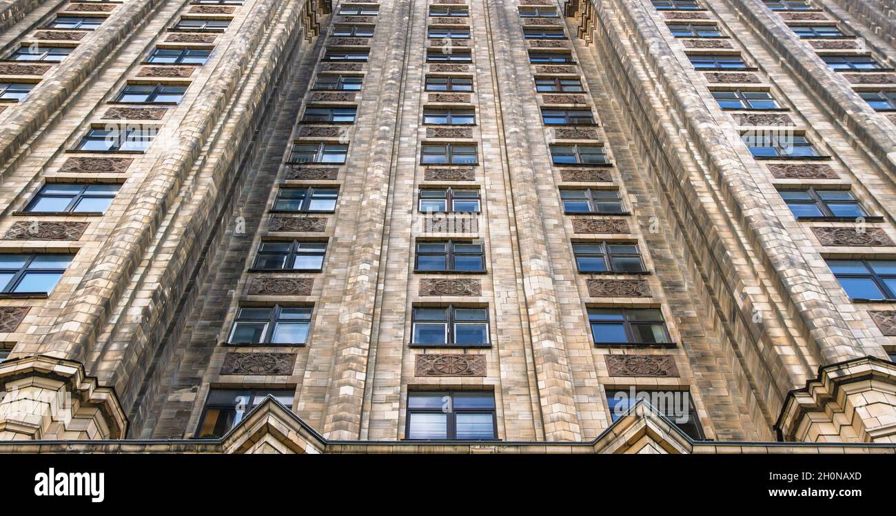 Abstract geometric background. city buildings and facades Stock Photo ...