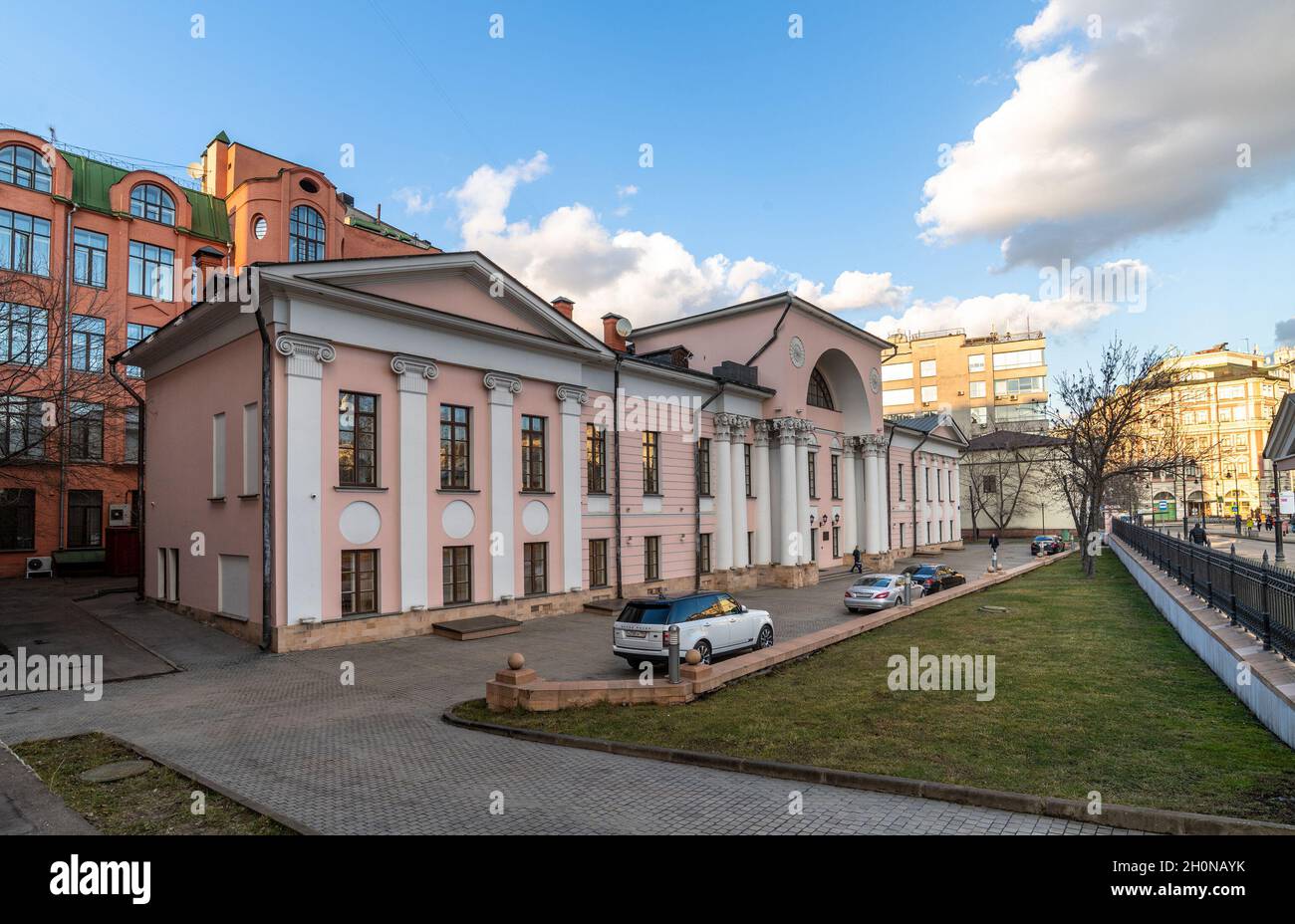 Moscow, Russia - An architectural monument - the main house of the ...