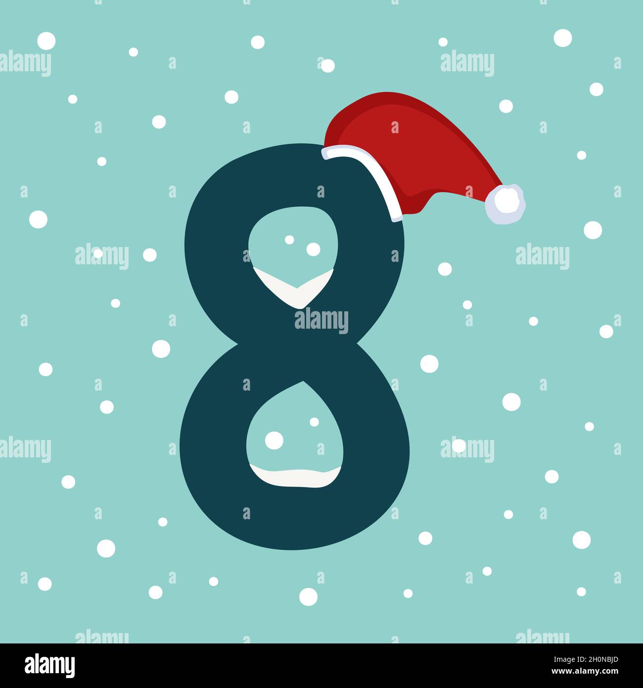 Eight number Stock Vector Images - Alamy