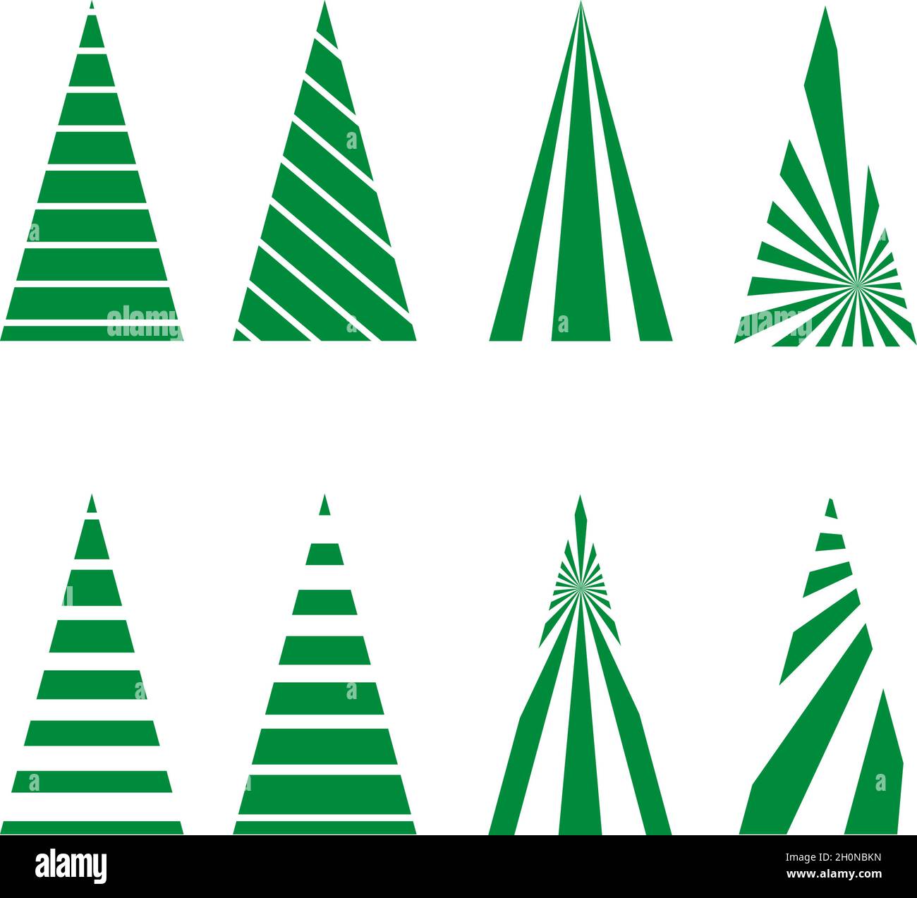set of abstract geometric christmas trees Stock Vector Image & Art - Alamy