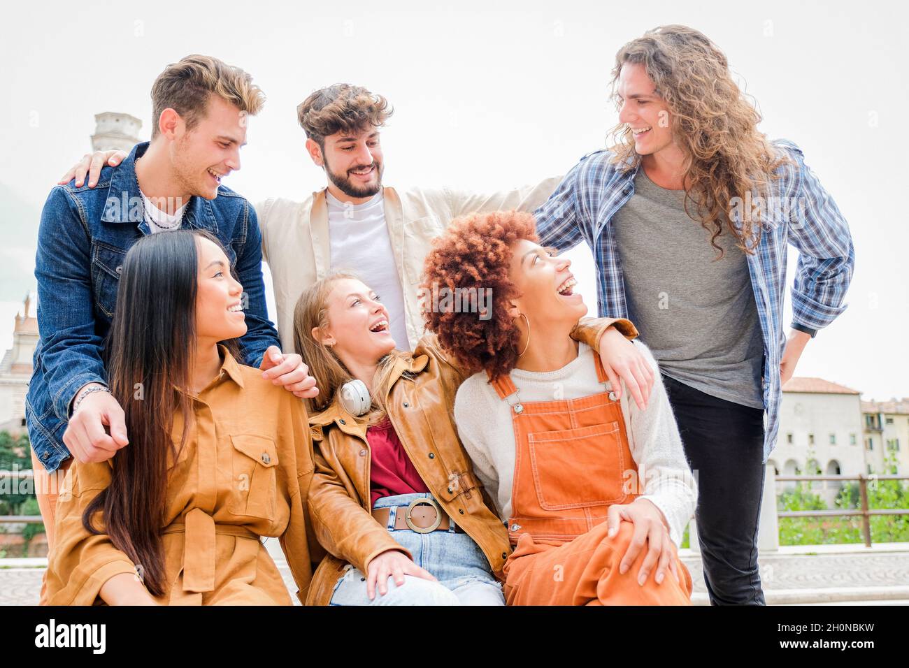 Guy Friends Laughing