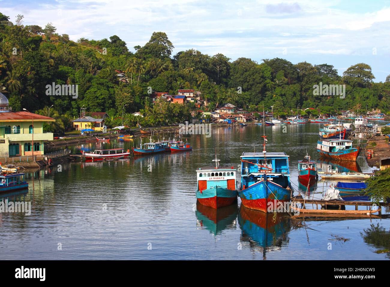 Muaro is a small old port on the Batang Arau river used by many small ...