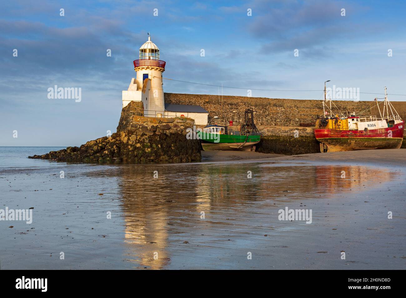 Balbriggan Lighthouse, County Dublin, Ireland Stock Photo - Alamy