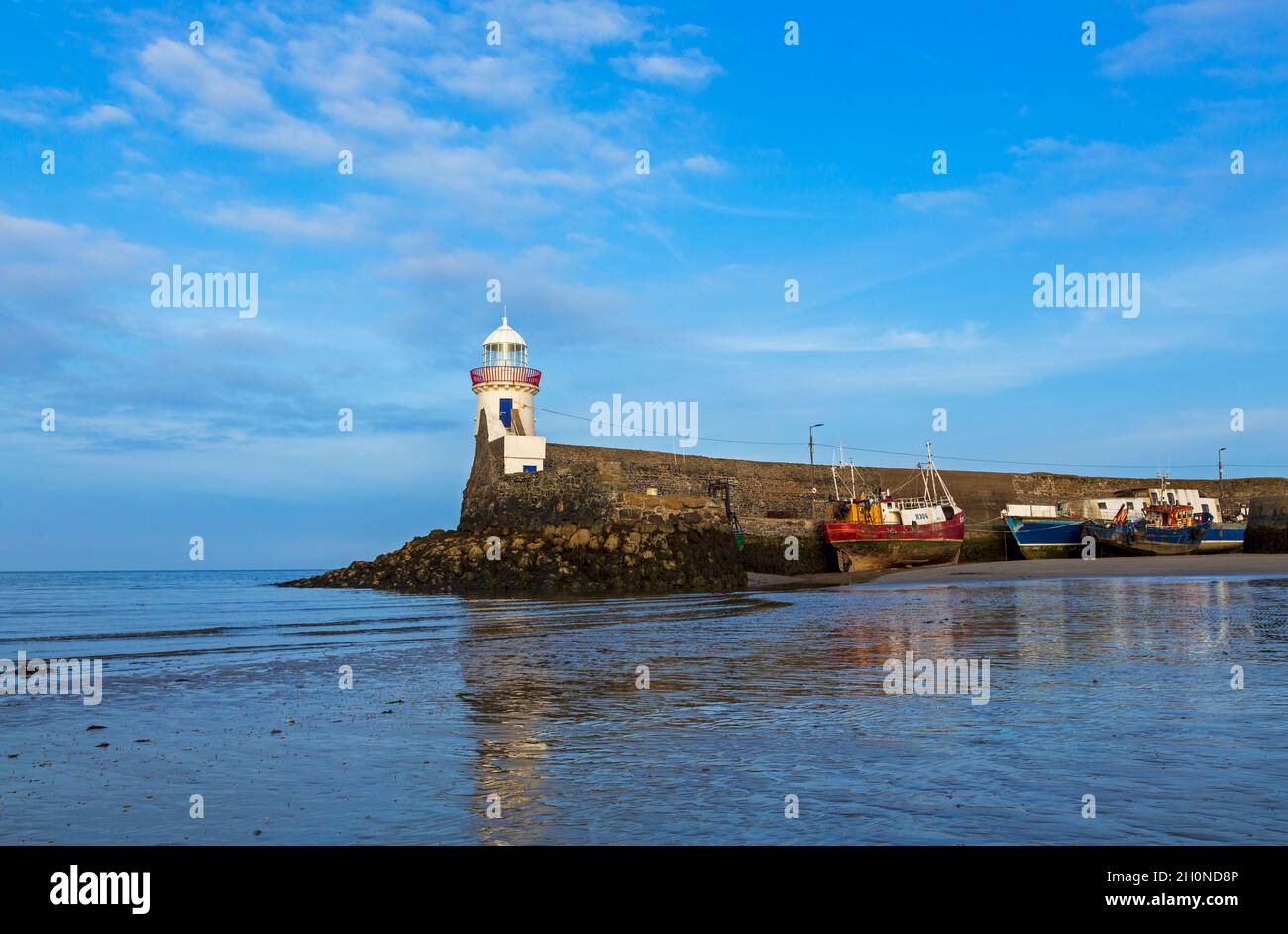 Balbriggan Lighthouse, County Dublin, Ireland Stock Photo - Alamy
