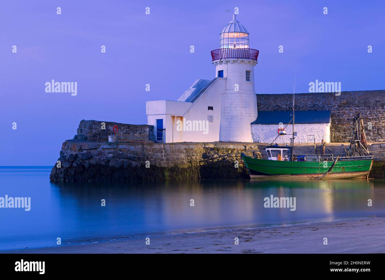 Balbriggan Lighthouse, County Dublin, Ireland Stock Photo - Alamy