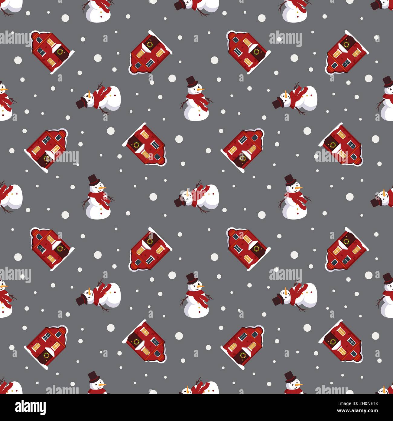 Red roof houses on Stock Vector Images - Alamy