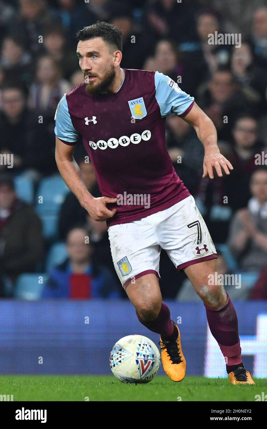 Aston Villa's Robert Snodgrass Stock Photo - Alamy