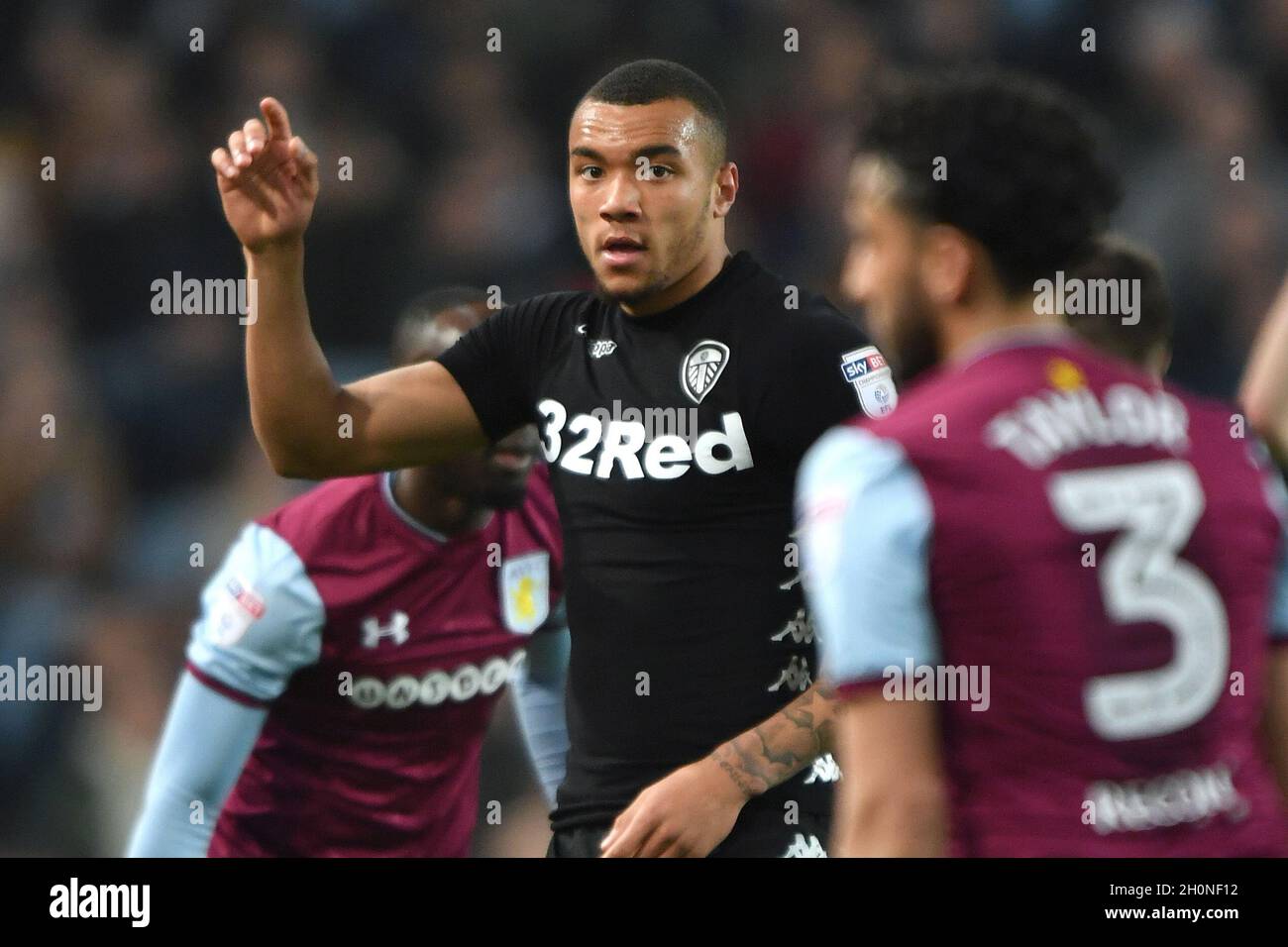 Leeds United's Jay-Roy Grot gestures Stock Photo - Alamy