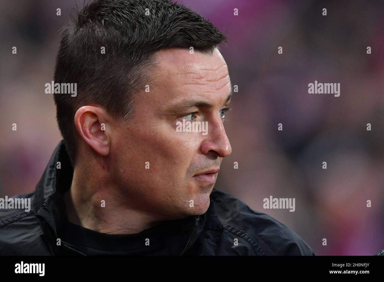 Leeds United manager Paul Heckingbottom Stock Photo - Alamy